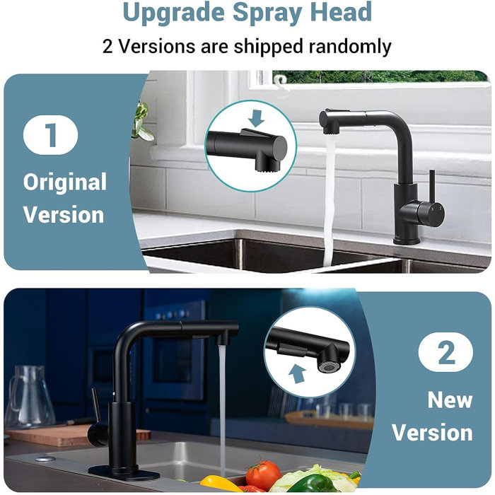 APPASO Pull Out Kitchen Faucet & Reviews | Wayfair